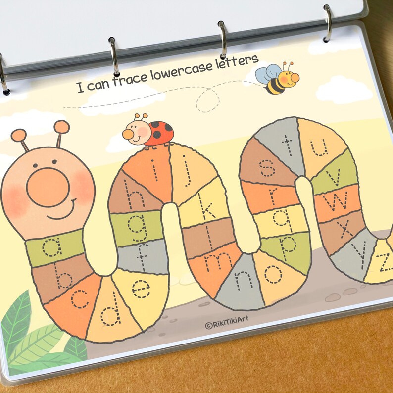 Alphabet Busy Book Printable ABC Quiet Book Toddler Busy - Etsy