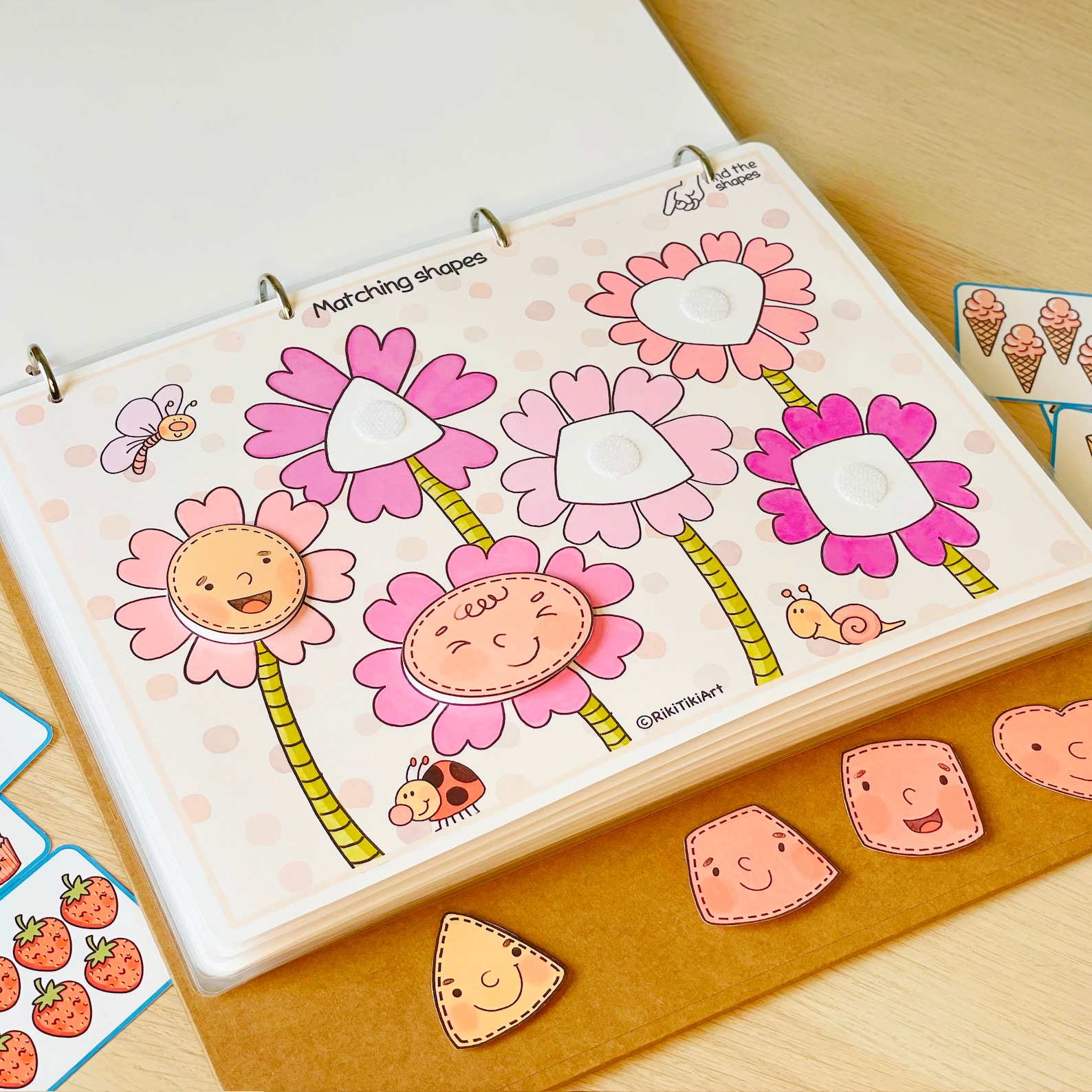 Toddler Learning Binder Printable Toddler Busy Book Girl Version ...