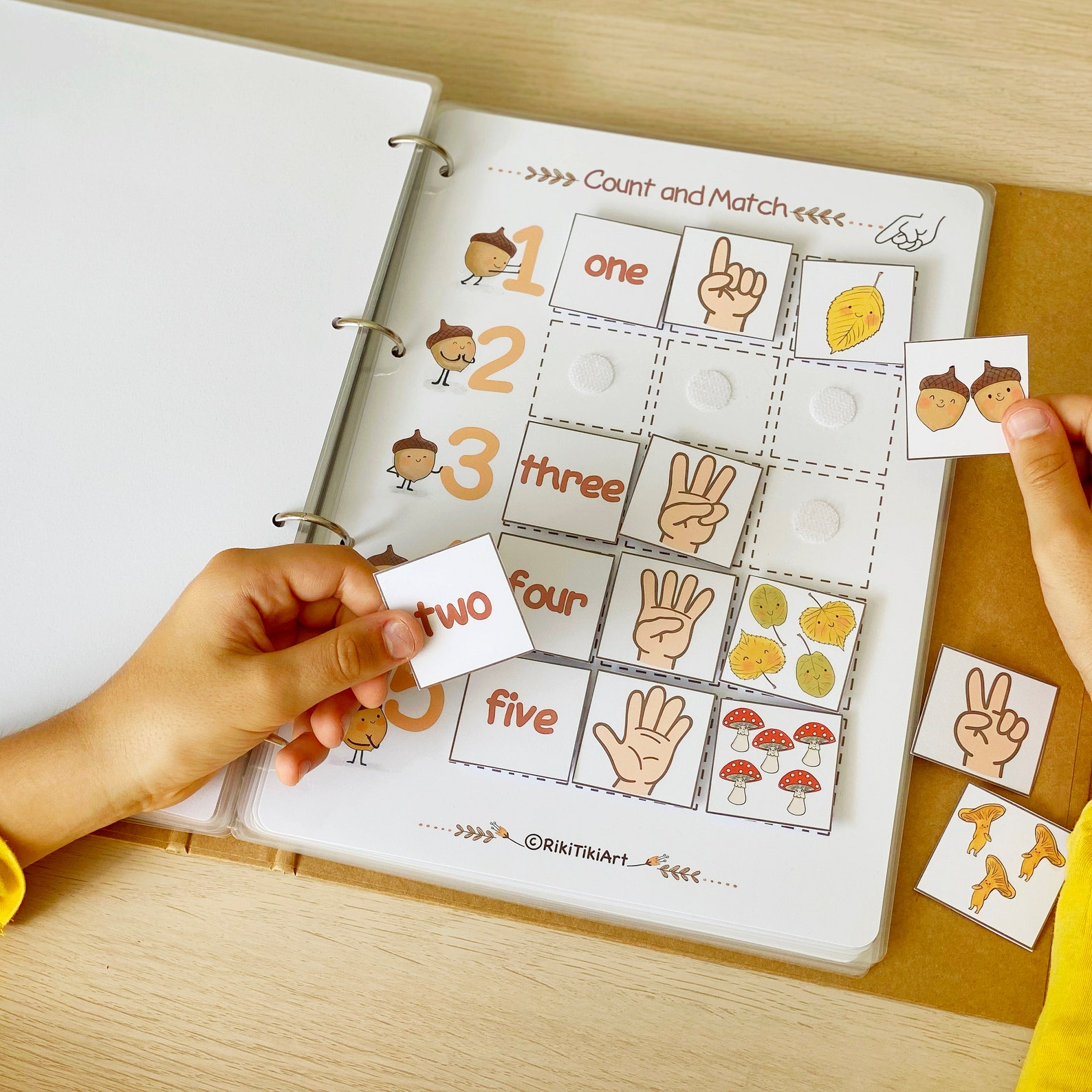 Fall Busy Book Printable Quiet Book Homeschool Learning Materials ...