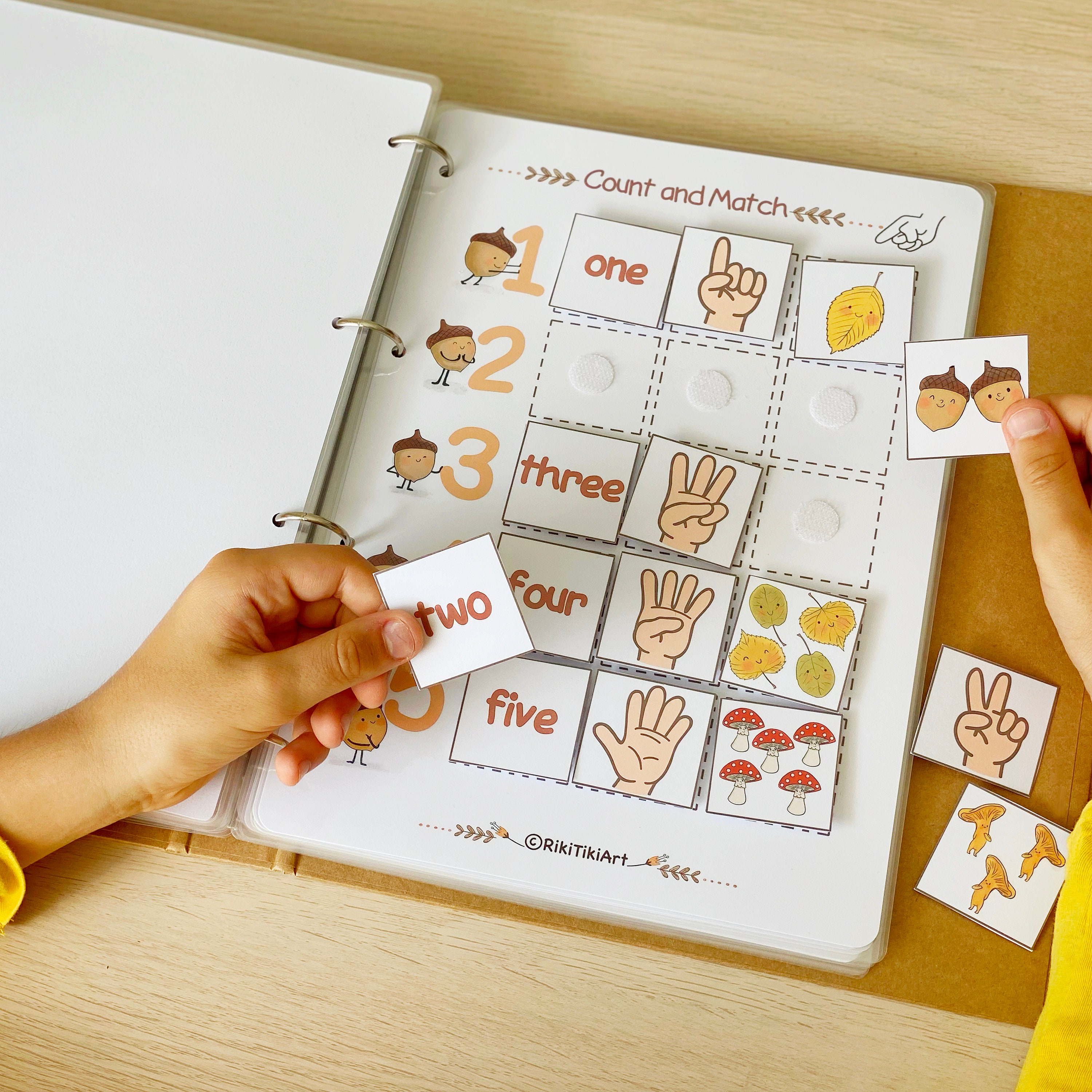 Fall Busy Book Printable Quiet Book Homeschool Learning - Etsy Canada