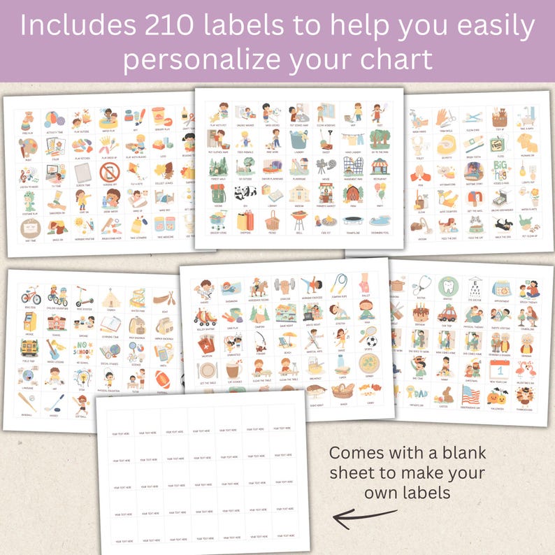 Editable Routine Flip Chart for Girls Fairy Daily Chore Chart, Morning ...