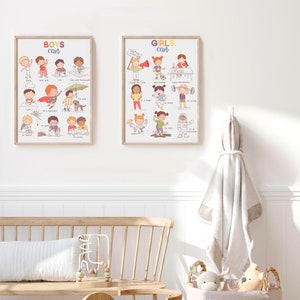 Set of 8 Calm Down Posters School Counselor Therapy Office Decor Growth ...