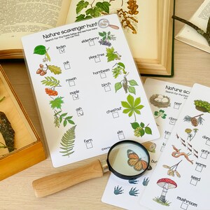 Nature Scavenger Hunt for Kids Woodland Treasure Hunt Outdoor Adventure ...