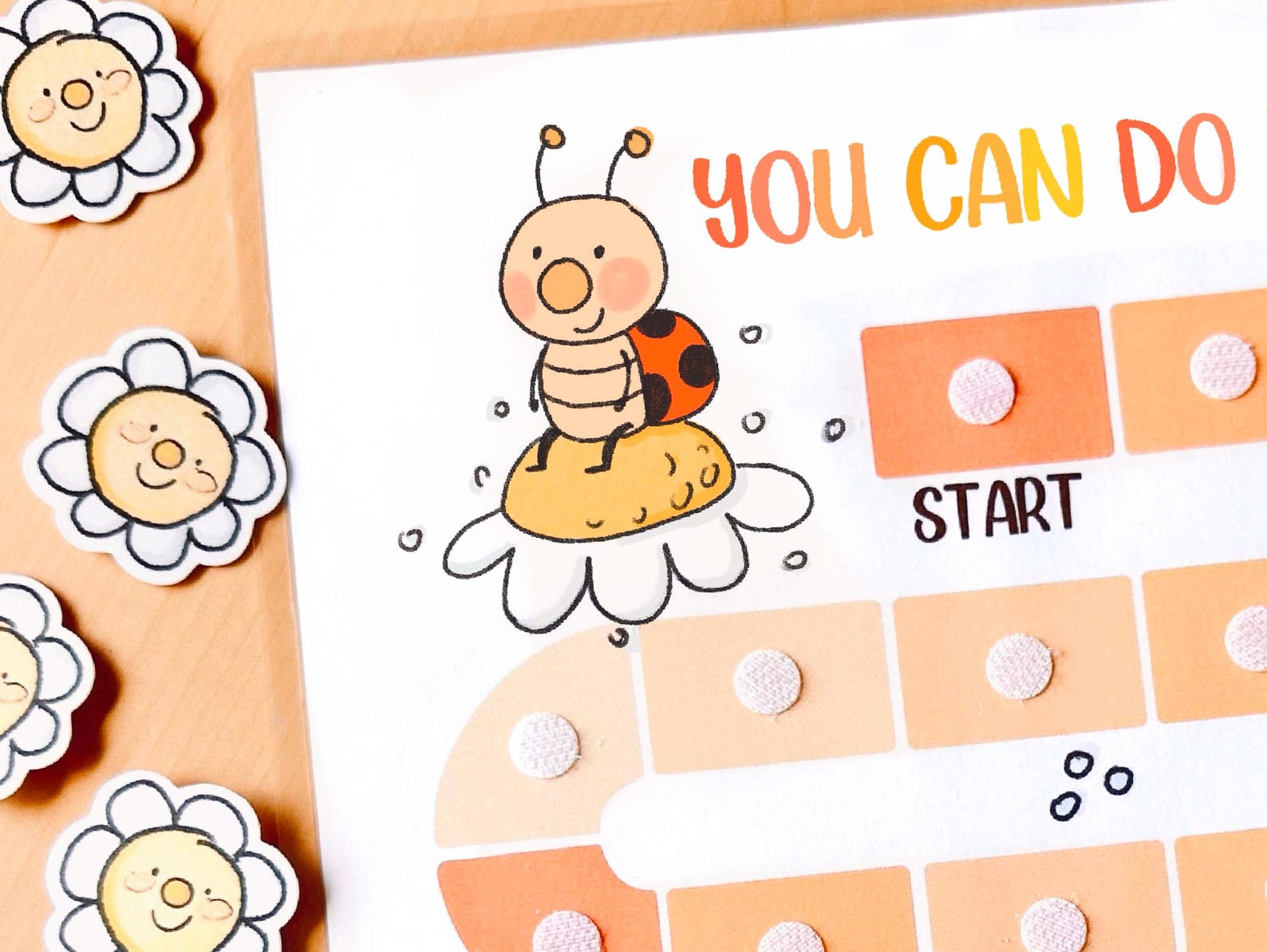 Behavior Reward Chart for Kids, Ladybug Toddler Sticker Chart ...