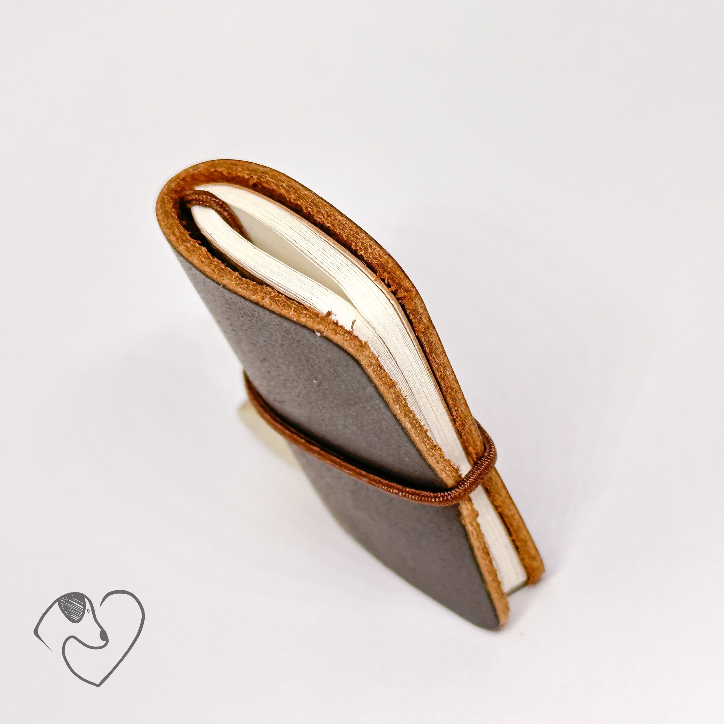 Micro Leather-bound Notebook | Mini Book | Blank Pages | Sketch Book ...