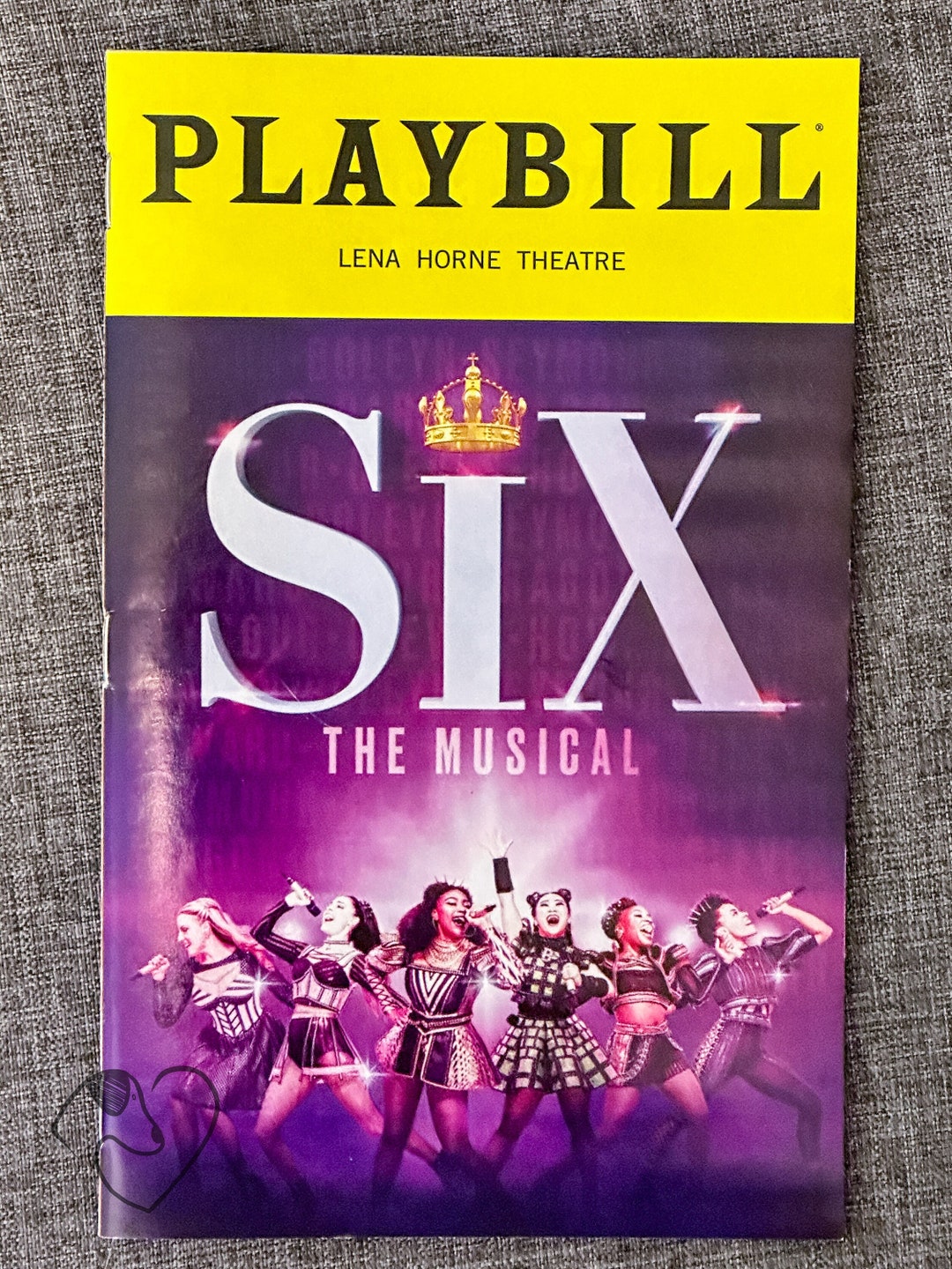 Playbill Program Book From Original NYC Broadway Musical of Six | Play ...