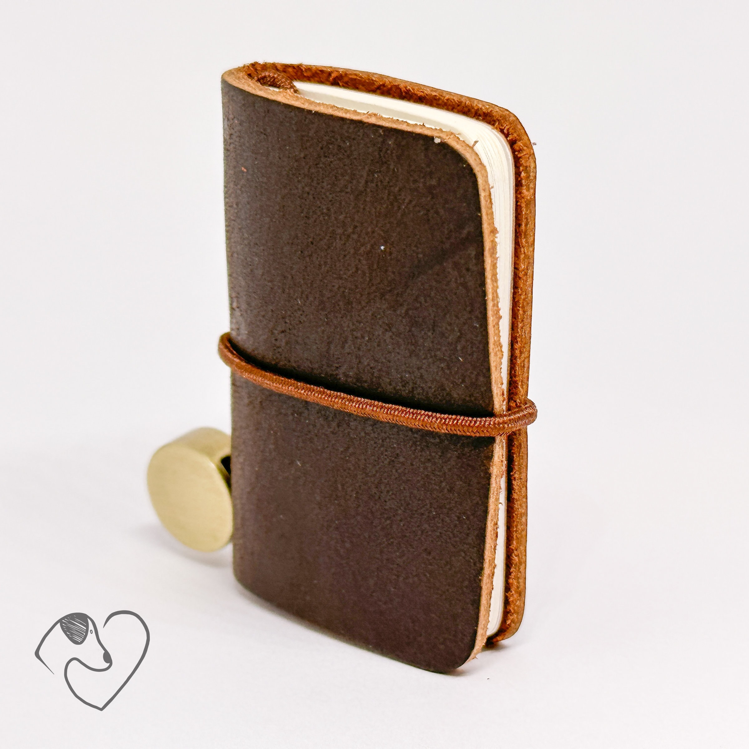 Micro Leather-bound Notebook | Mini Book | Blank Pages | Sketch Book ...