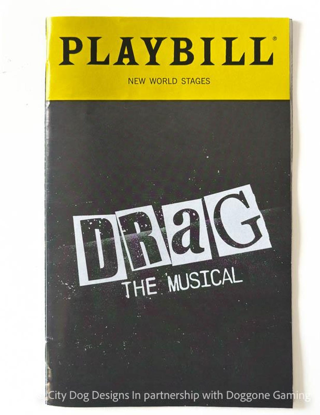 Playbill Program Book From Original NYC Broadway Musical of Drag the ...