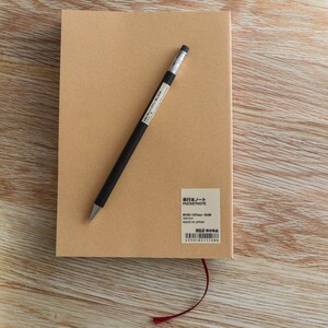 Japanese Notebook | 19cm X 18cm | Muji Journal Notebook With 184 Blank ...