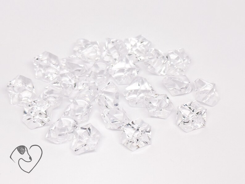 Clear Plastic Gems | Board Game Upgrade, Set of 25 - Etsy