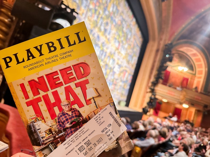 Danny Devito 'I Need That' Playbill | Original Broadway Comedy, 2023 - Etsy