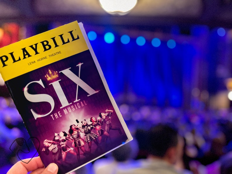 Playbill Program Book From Original NYC Broadway Musical of Six | Play ...