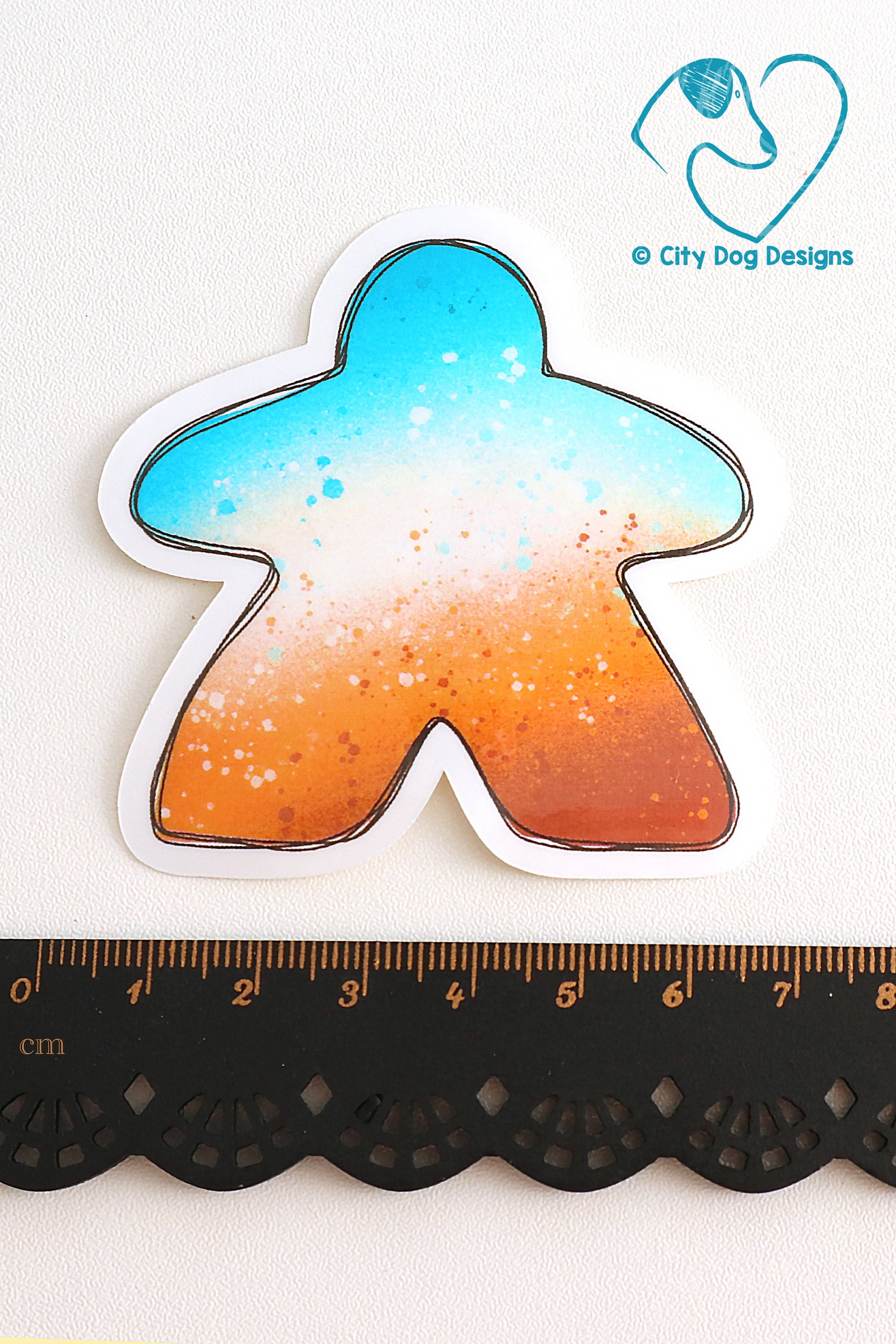 Meeple Board Game vinyl sticker Waterproof Carcassonne | Etsy