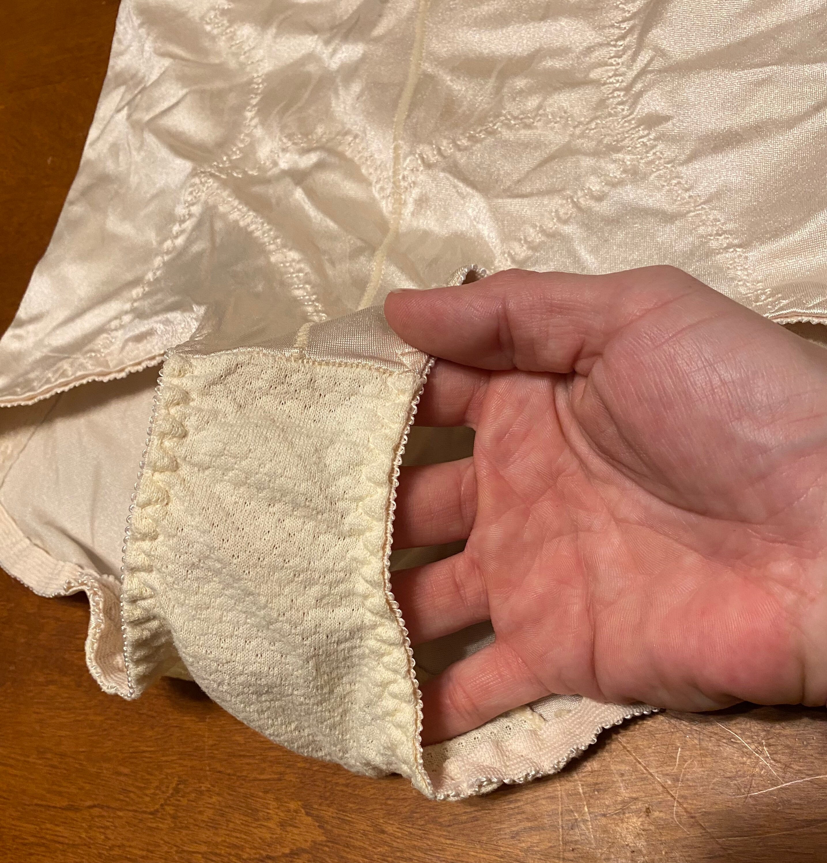 Vtg Lady Manhattan Hi-cut Girdle Panties, Mesh Gusset, Union Made, USA ...