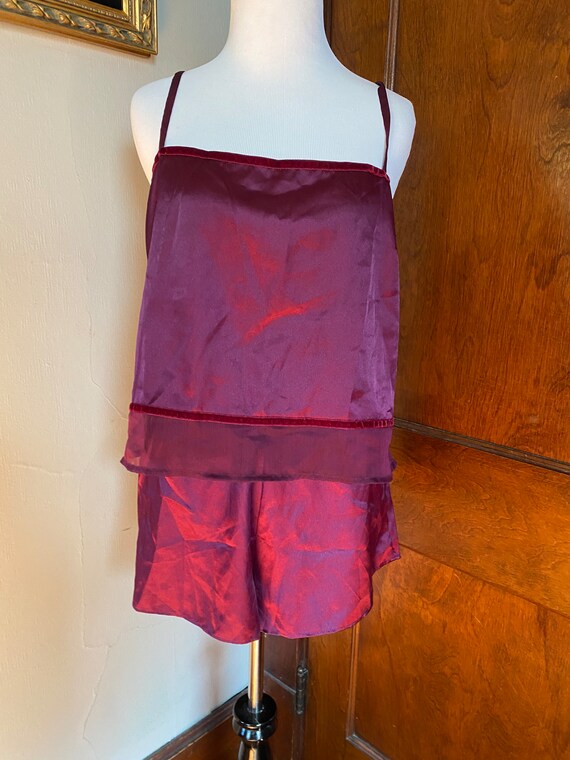 Vtg 90s Victoria Secret Cami and high-cut Shorts set.… - Gem