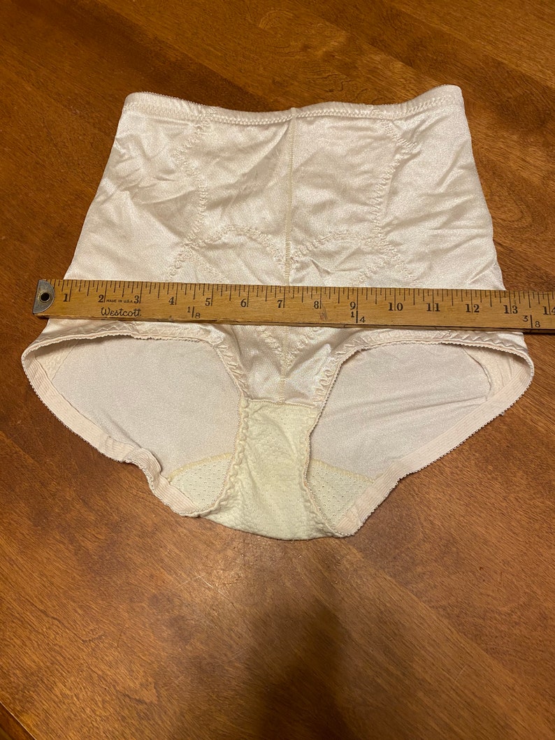 Vtg Lady Manhattan Hi-cut Girdle Panties, Mesh Gusset, Union Made, USA ...