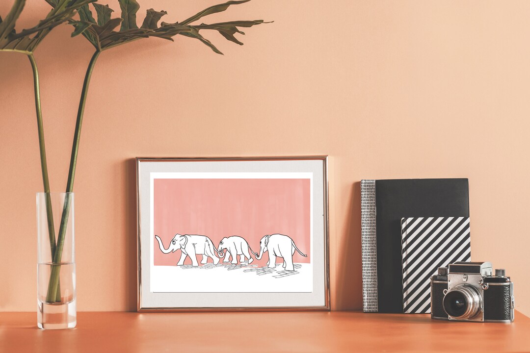 The Three Graces in Colour Print - Warwick/leamington Elephant ...