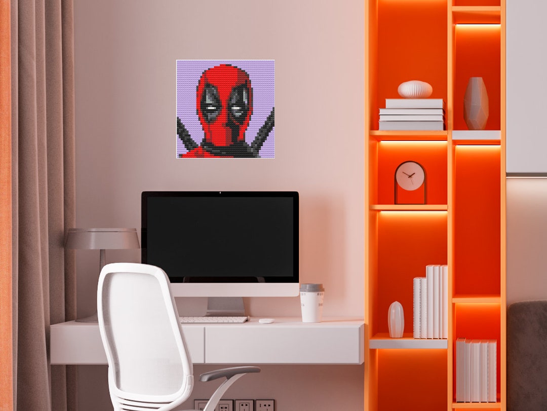 Deadpool Marvel Superhero Comic Brick Portrait / Custom Yours Ask for ...