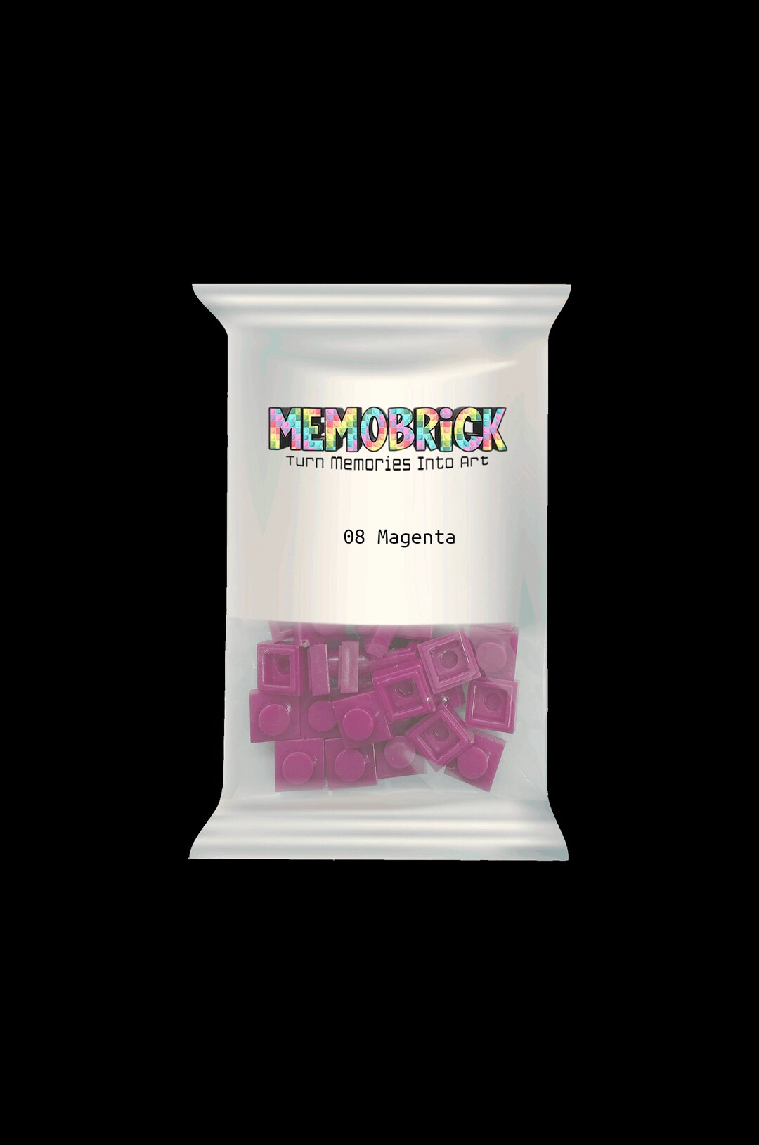 Bag of Bricks -magenta 08 (LEGO Compatible) - Etsy