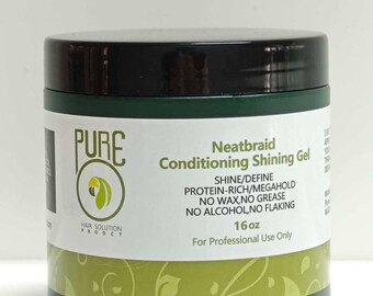 Pure O Natural Neatbraid Conditioning Shining Gel 16 OZ - Etsy