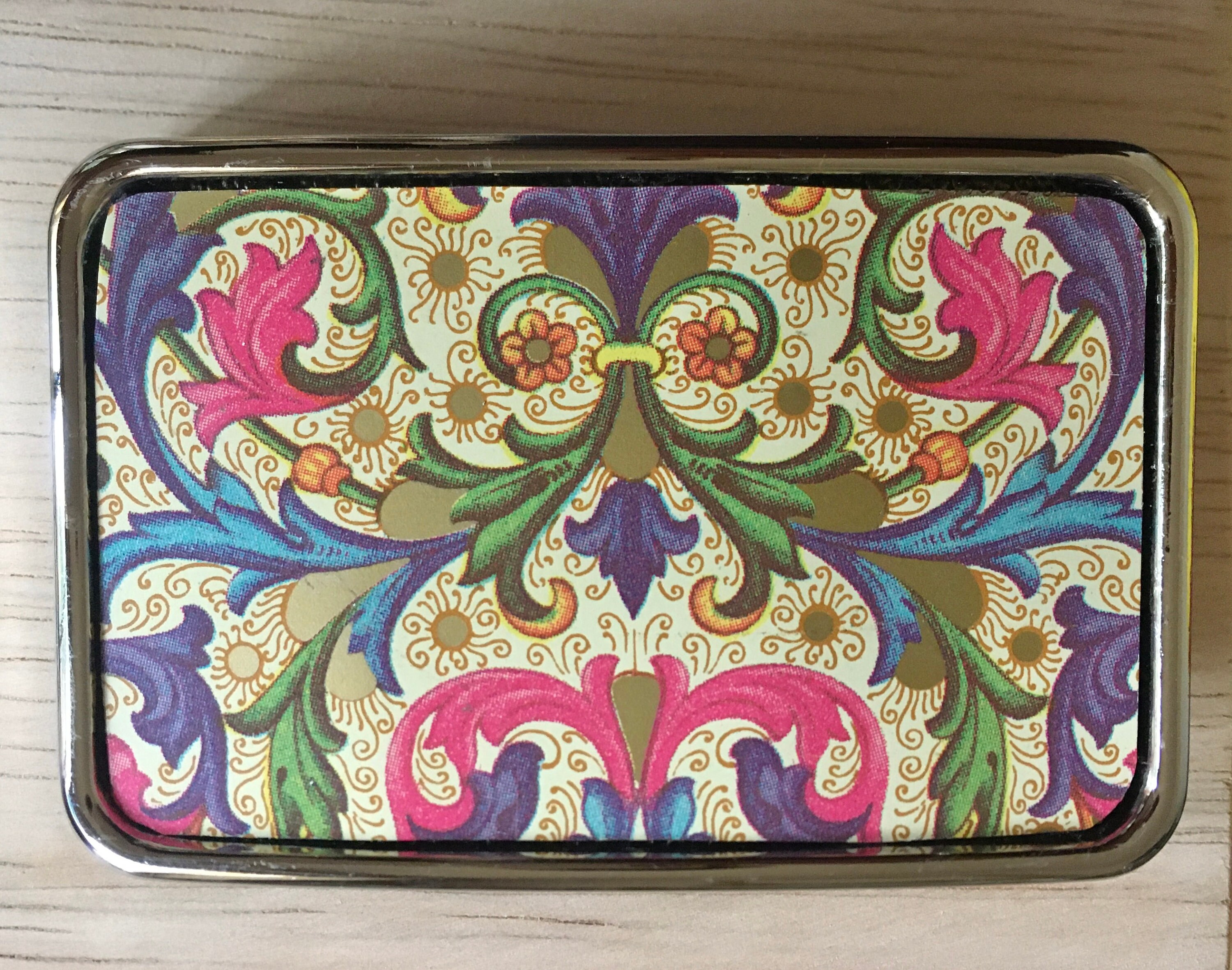 Art Nouveau Belt Buckle Made From Recycled Tin. Tin Belt Buckle. Men's ...