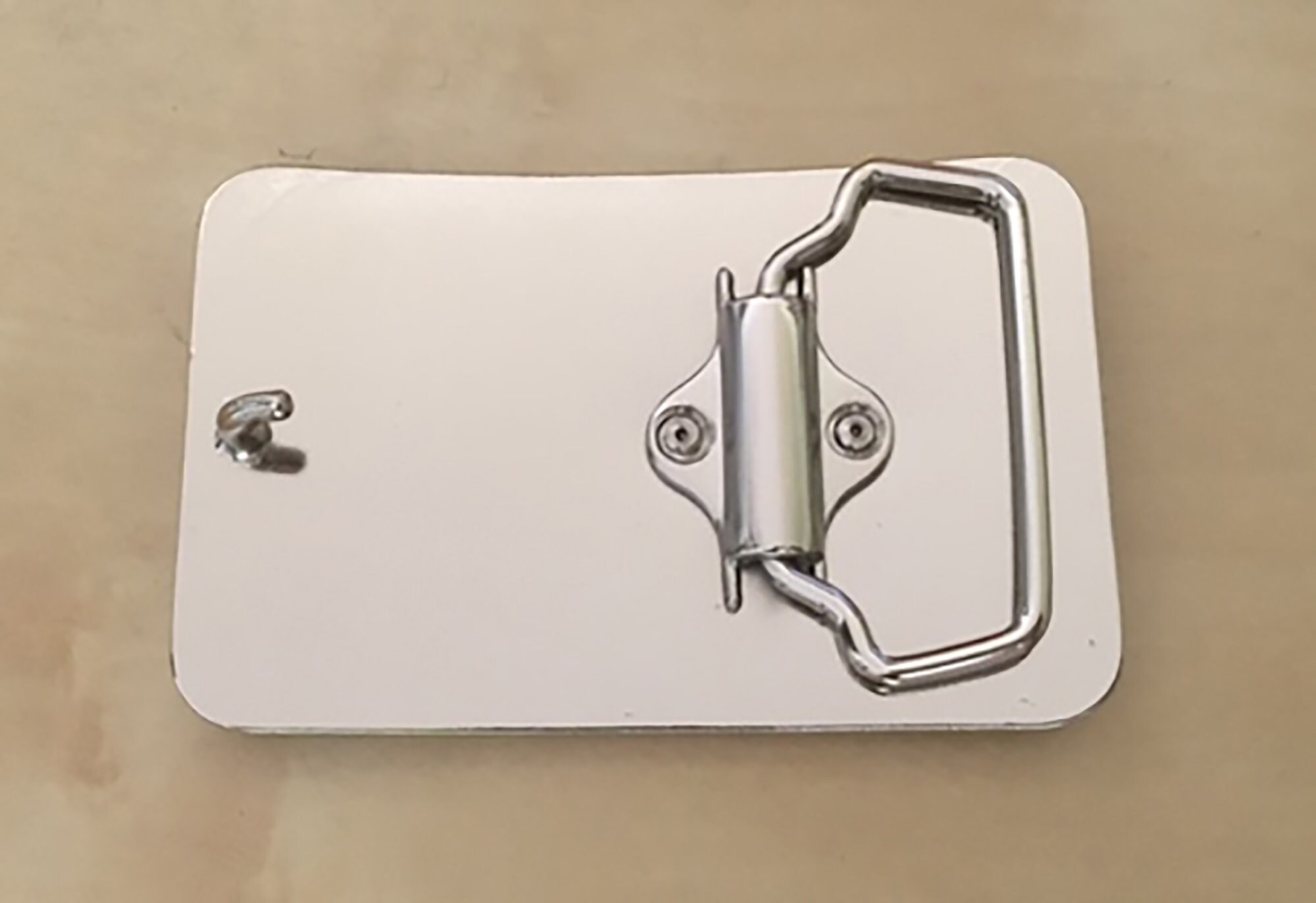 Art Nouveau Belt Buckle Made From Recycled Tin. Tin Belt Buckle. Men's ...