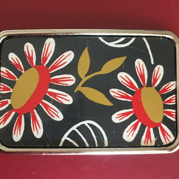 Vintage Belt Buckle Daisy - Etsy