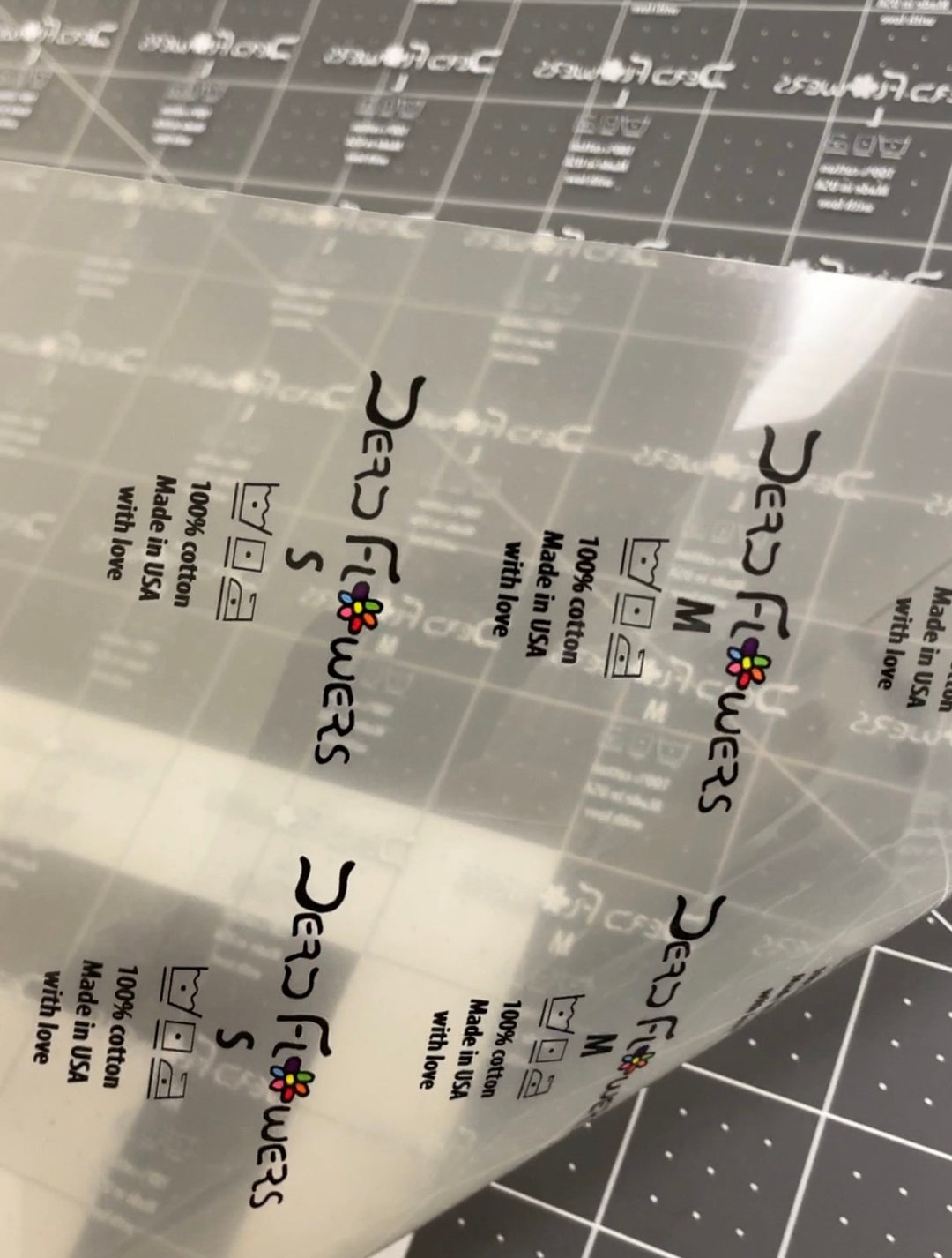 Composition Labels - Company Logo - Custom Heat Transfer Design - DTF ...
