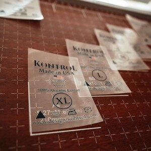 300 Tagless Clothing Labels, Made in USA - Etsy