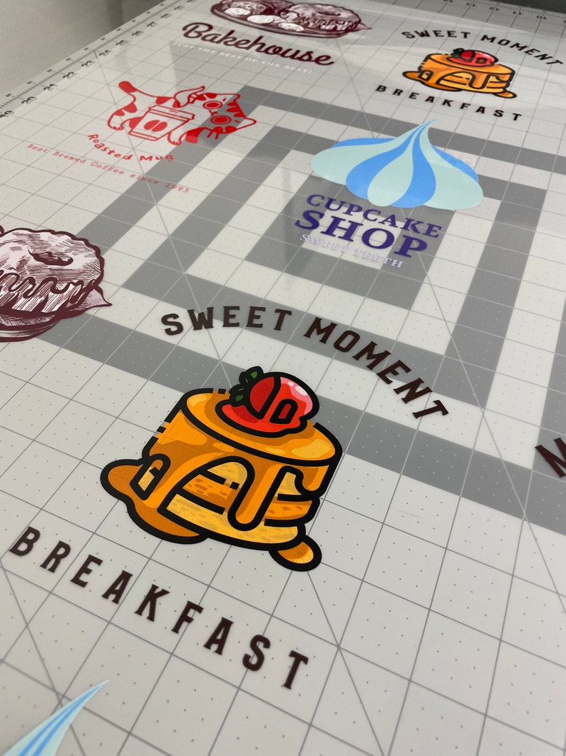 Company Logo - Custom Heat Transfer Design - Composition Labels - DTF ...