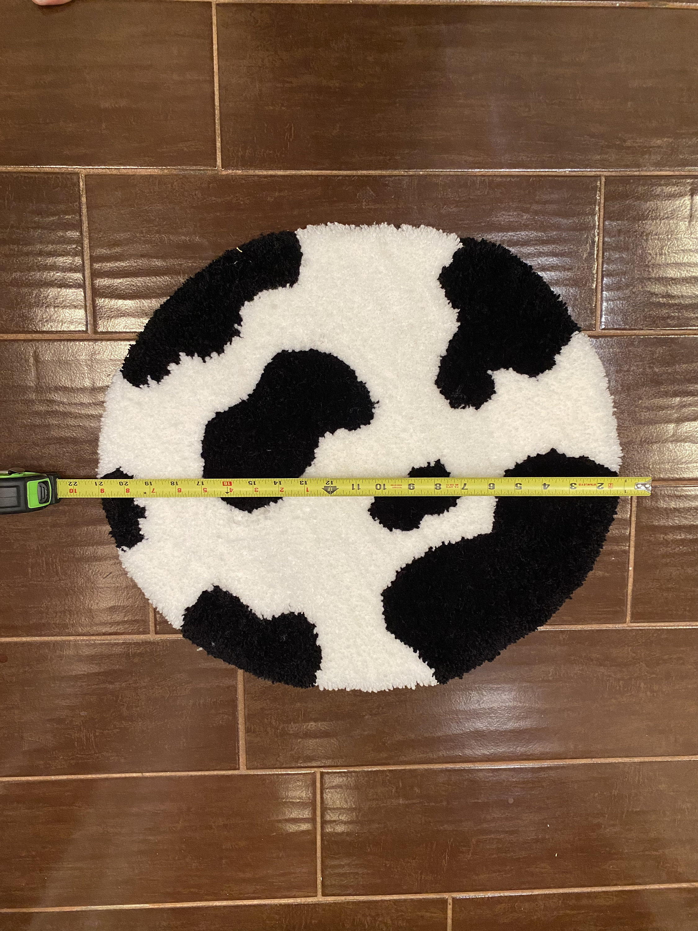 Hand Tufted Cow Print Rug - Etsy