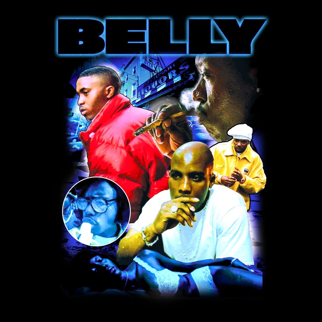 Belly Movie PNG | High-resolution Clipart | Belly T-shirt| Instant ...
