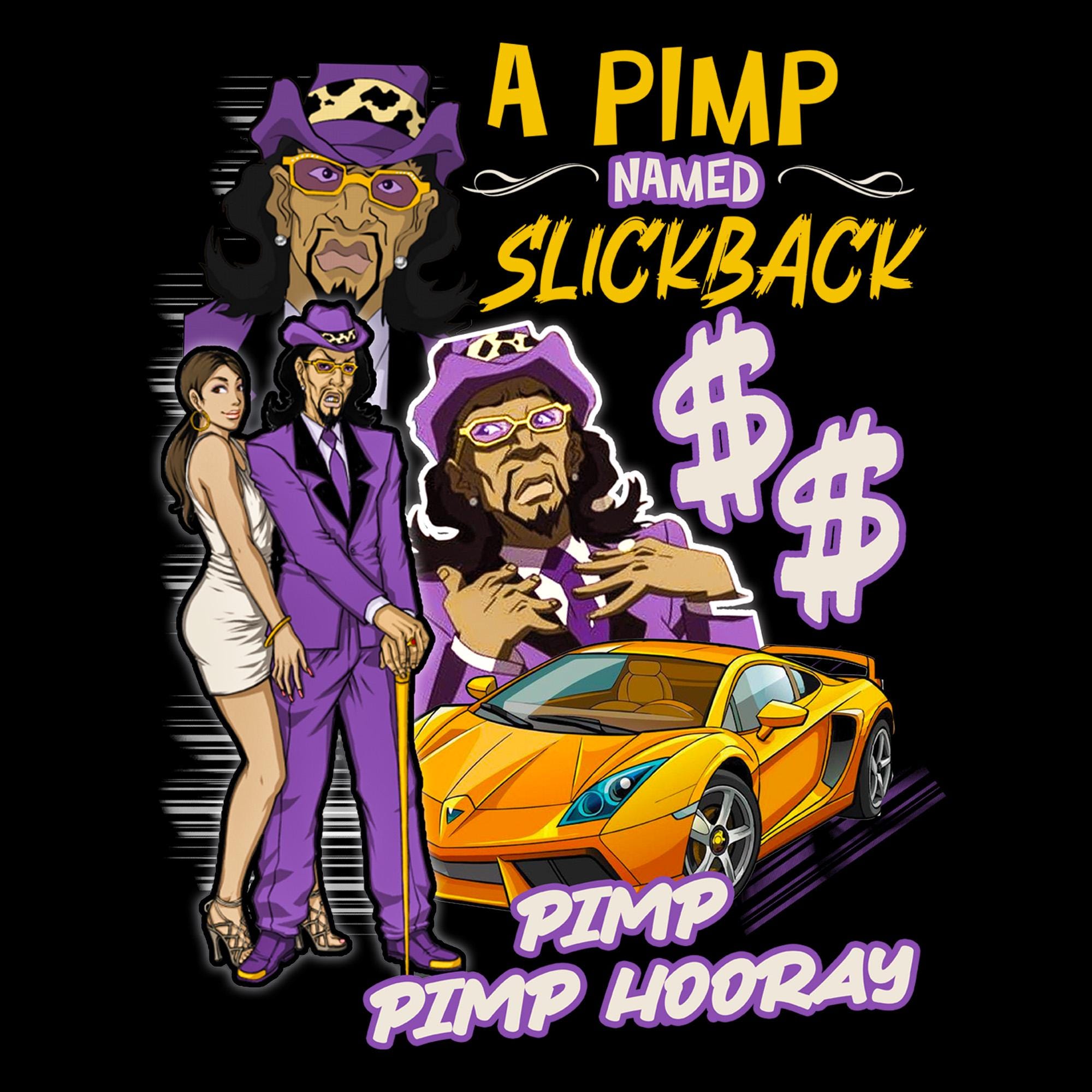 The Boondocks A Pimp Named Slickback PNG| the Boondocks T-shirt| High ...