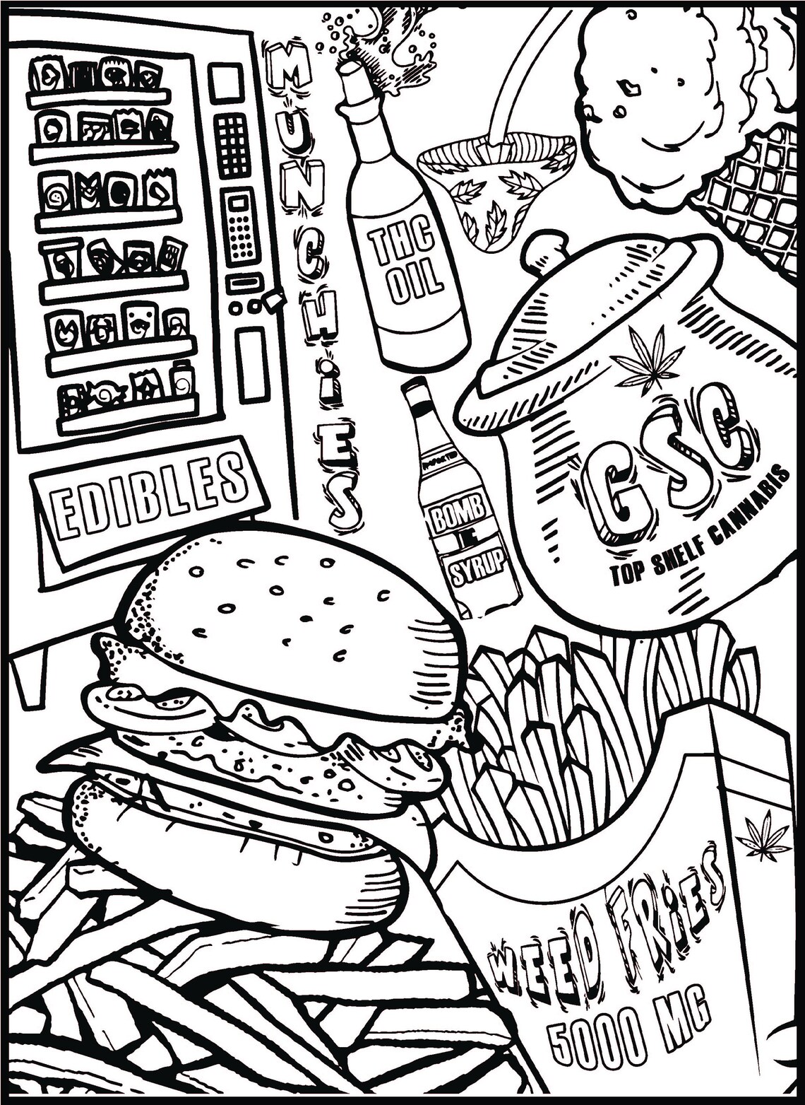 The High Life Vol. 1 Coloring & Activity Book, Coloring Book, Coloring ...