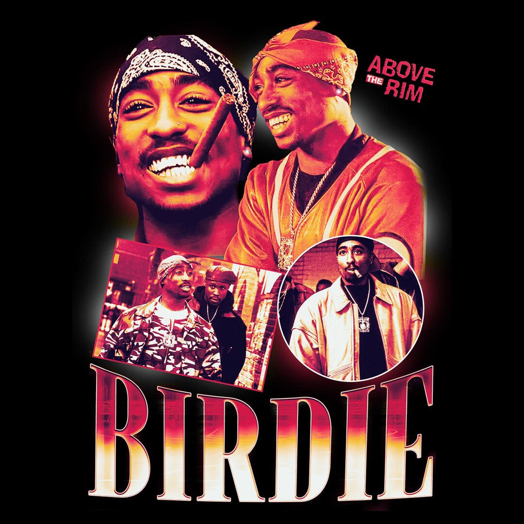 Tupac Shakur Birdie PNG Above the Rim Movie T-shirt Tupac Shakur T ...