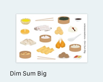 Dim Sum Stickers - Etsy