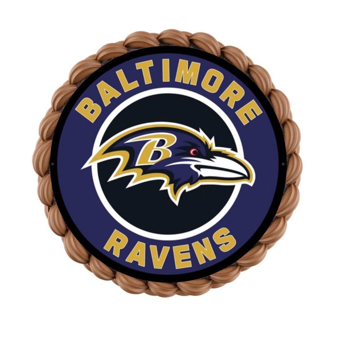 Baltimore Ravens Edible Image for Cake or Cupcakes, Icing Sheet, Uncut ...