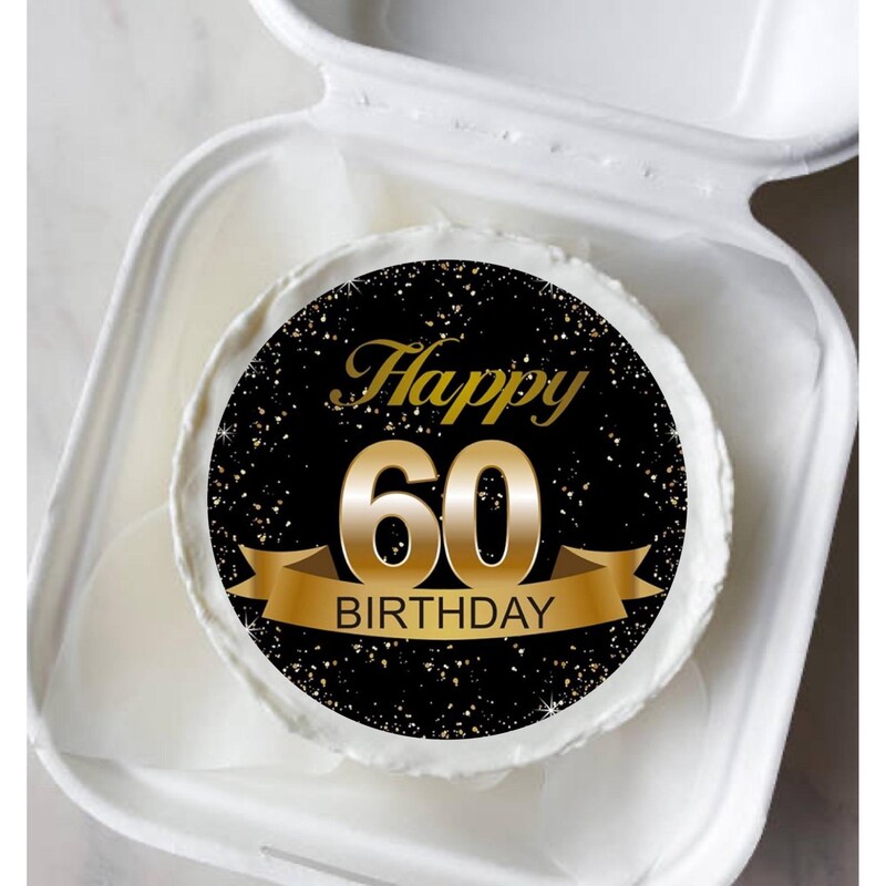 60th Cupcake Toppers - Etsy