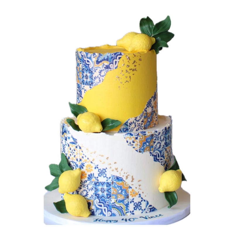 Lemon Cake Topper - Etsy