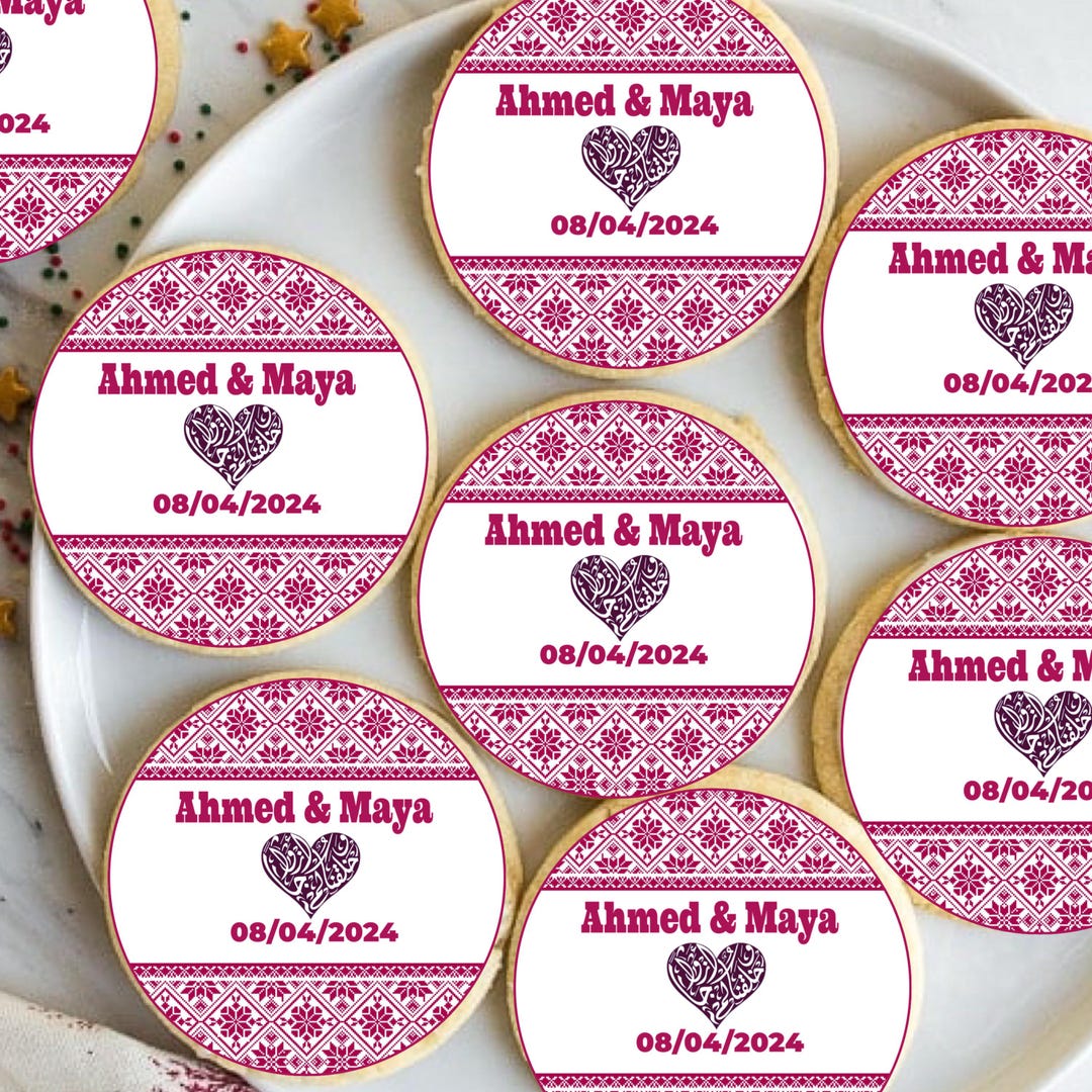 Henna Tatreez Edible Toppers and We Created You in Pairs Quran 78:8 ...