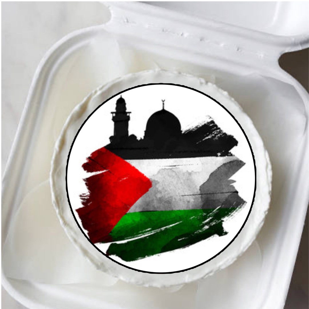 Palestine Flag Edible Image Cake Topper, Palestine Cupcake Toppers ...