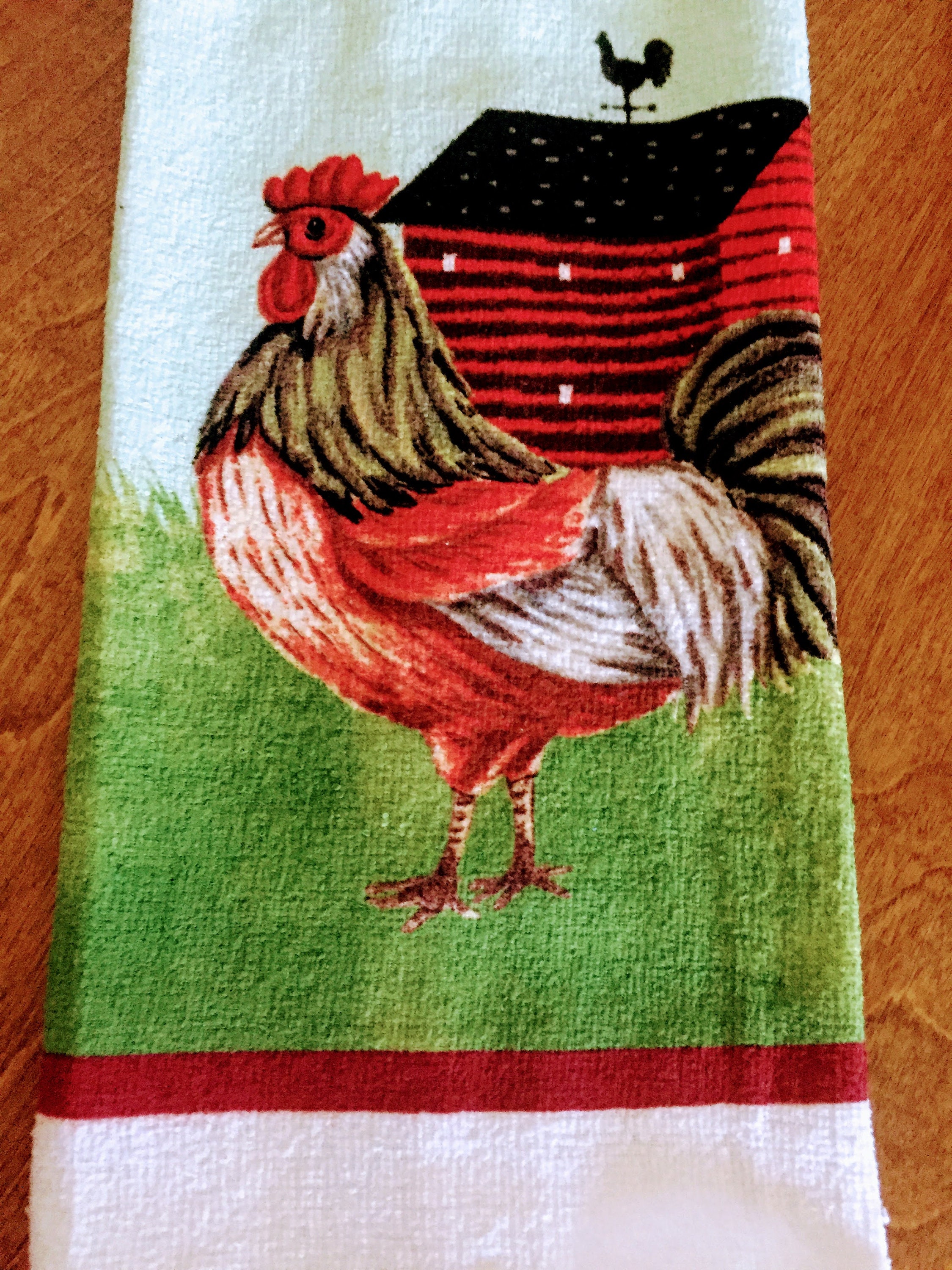 Rooster Crochet Hanging Towels - Etsy UK