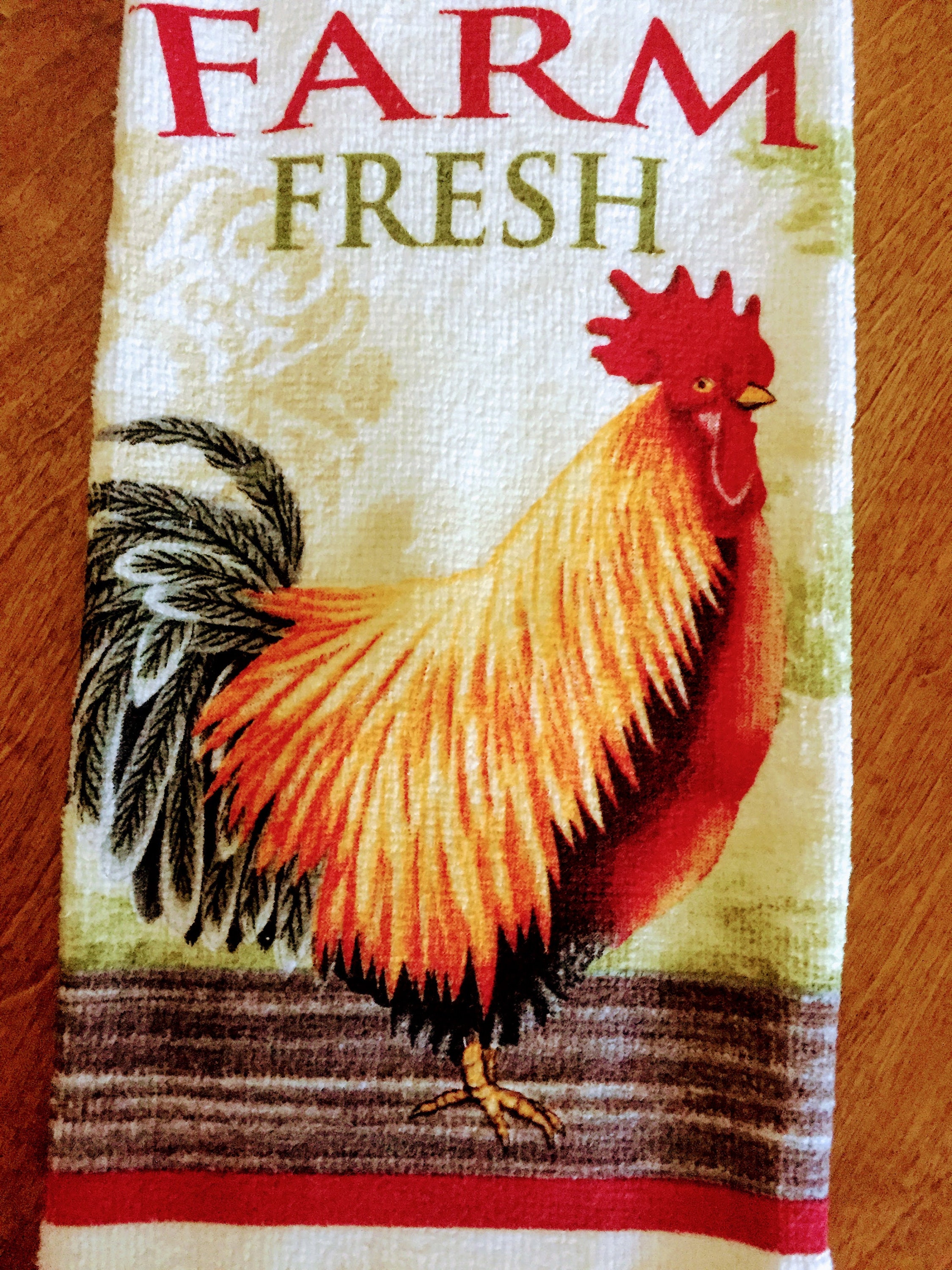 Rooster Crochet Hanging Towels - Etsy UK
