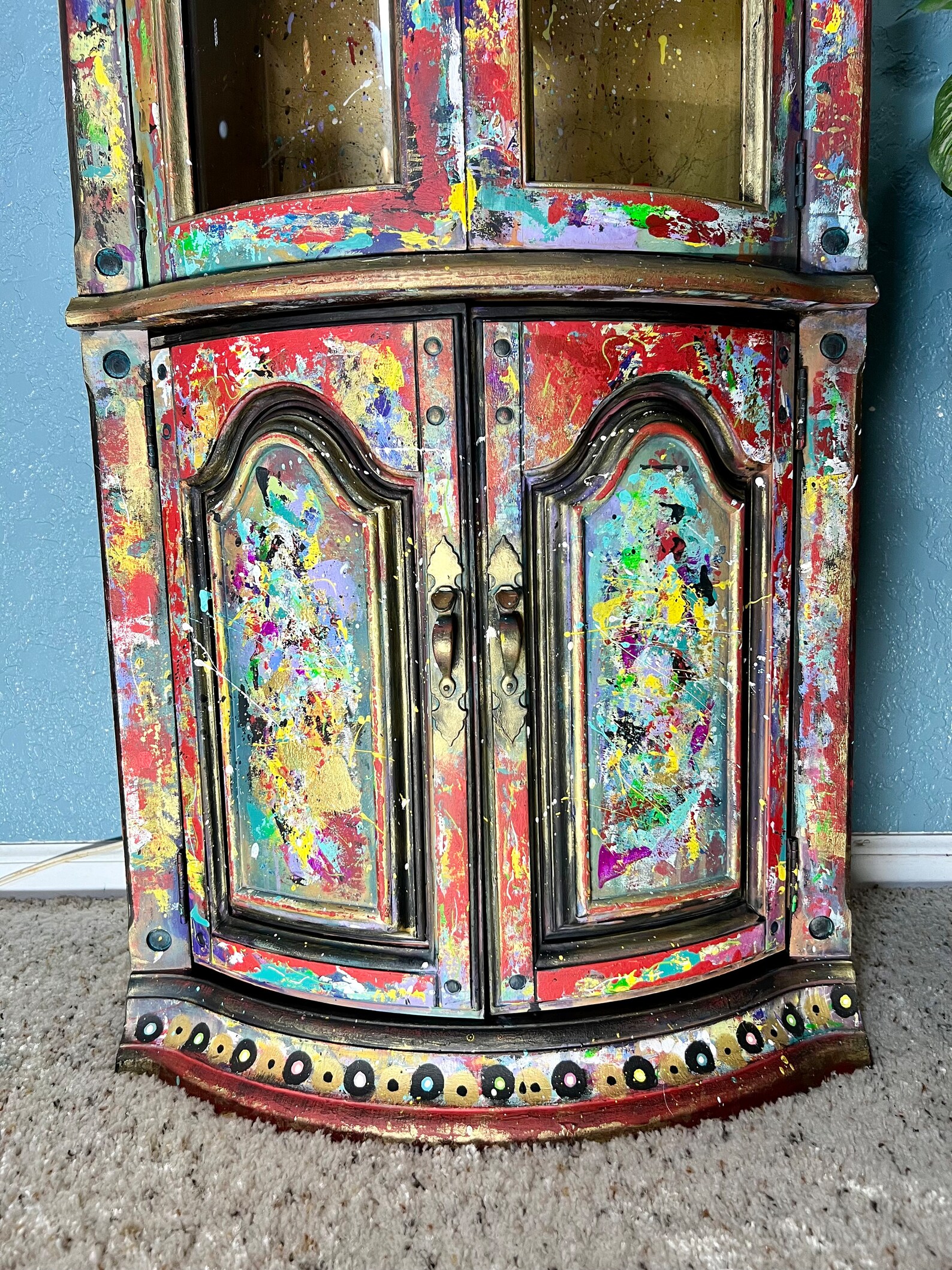 Firecracker Display Case, Antique Hutch - Etsy