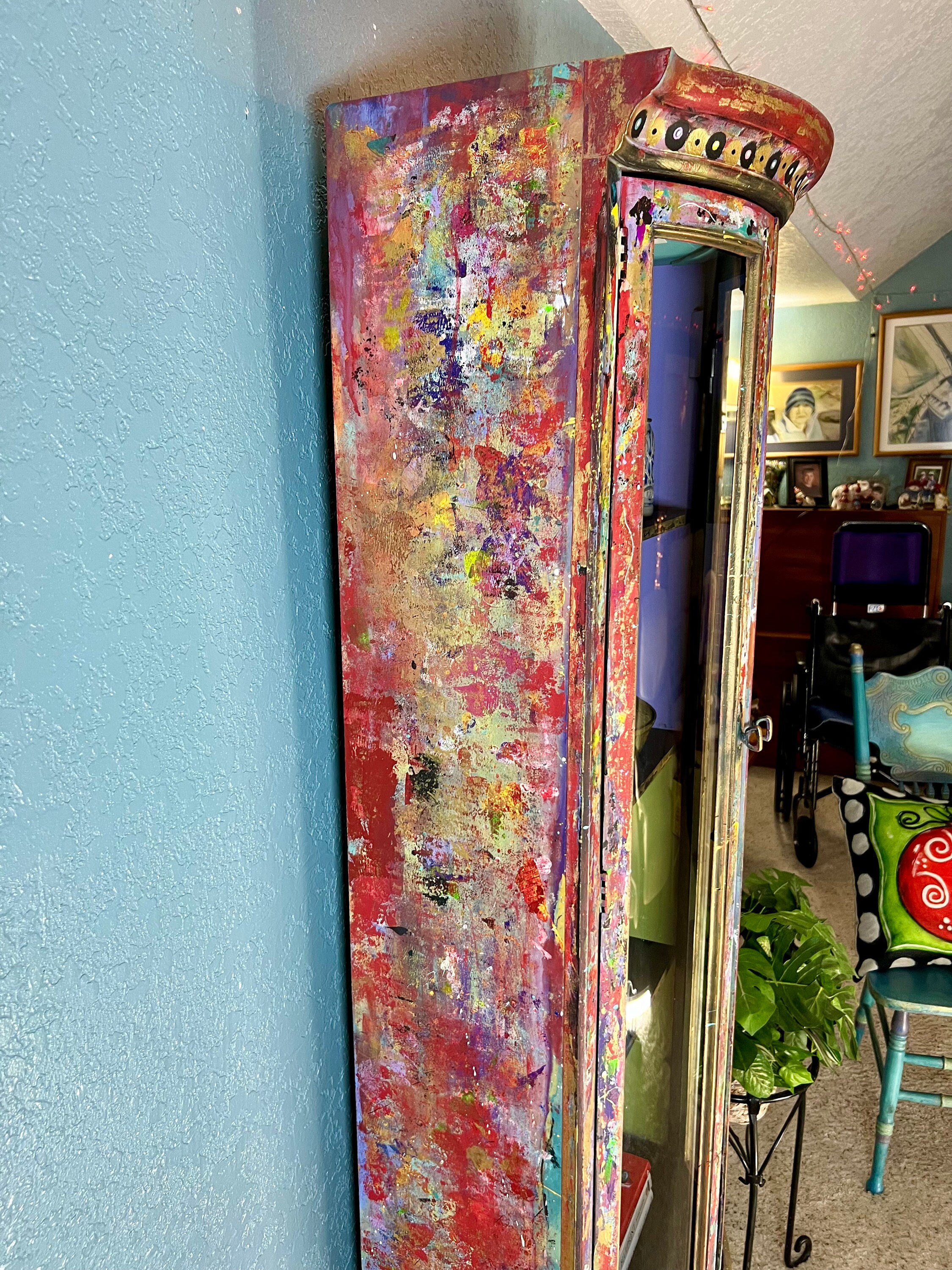 Firecracker Display Case, Antique Hutch - Etsy