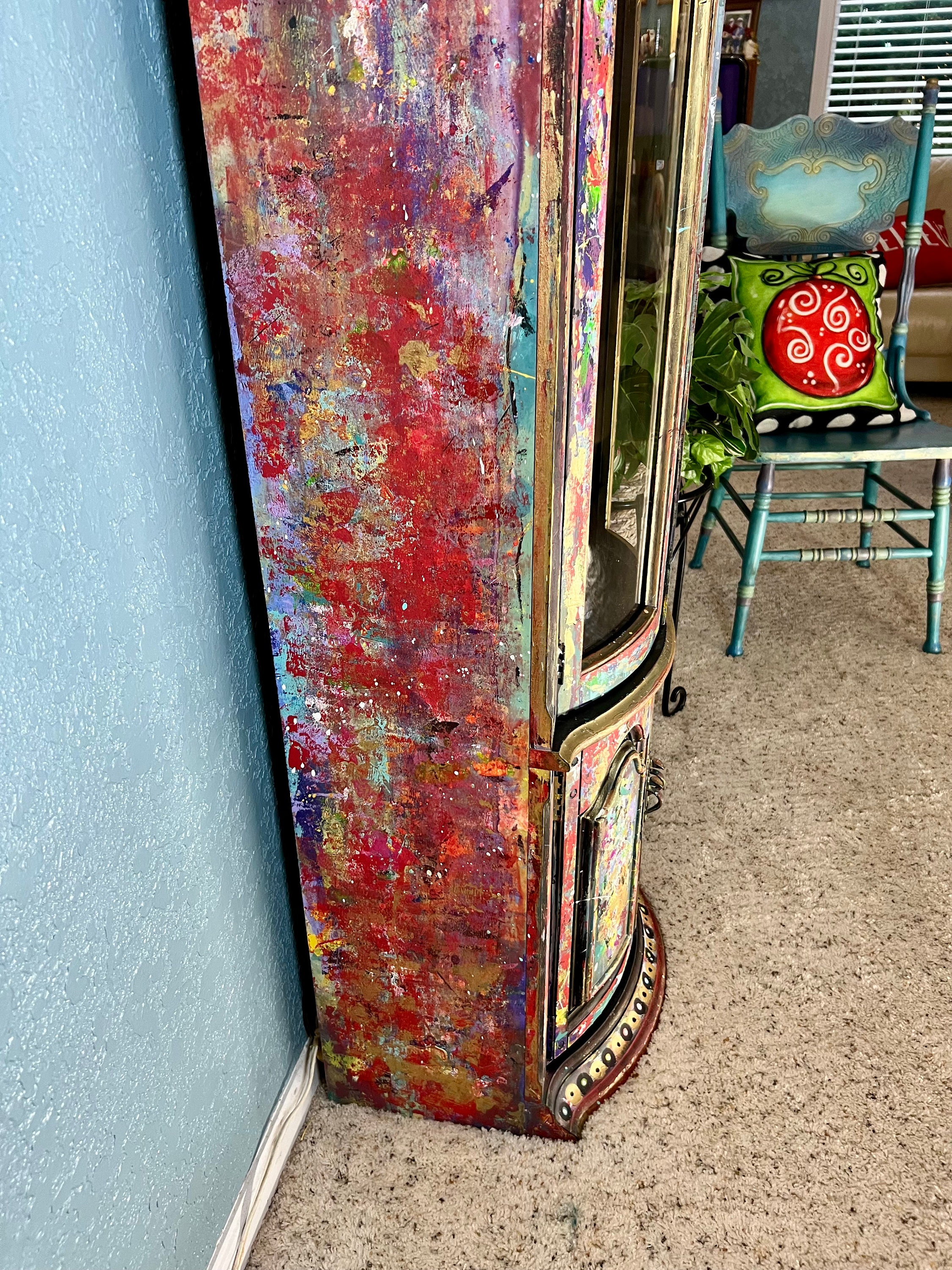 Firecracker Display Case, Antique Hutch - Etsy