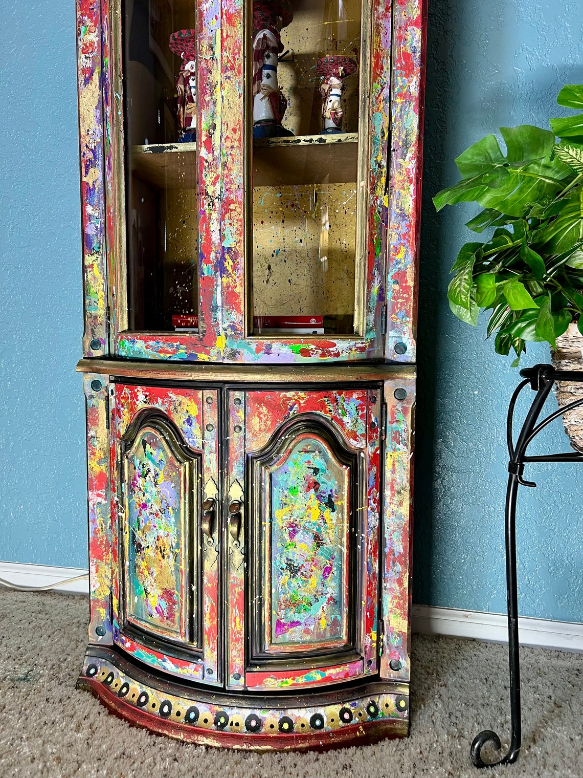 Firecracker Display Case, Antique Hutch - Etsy