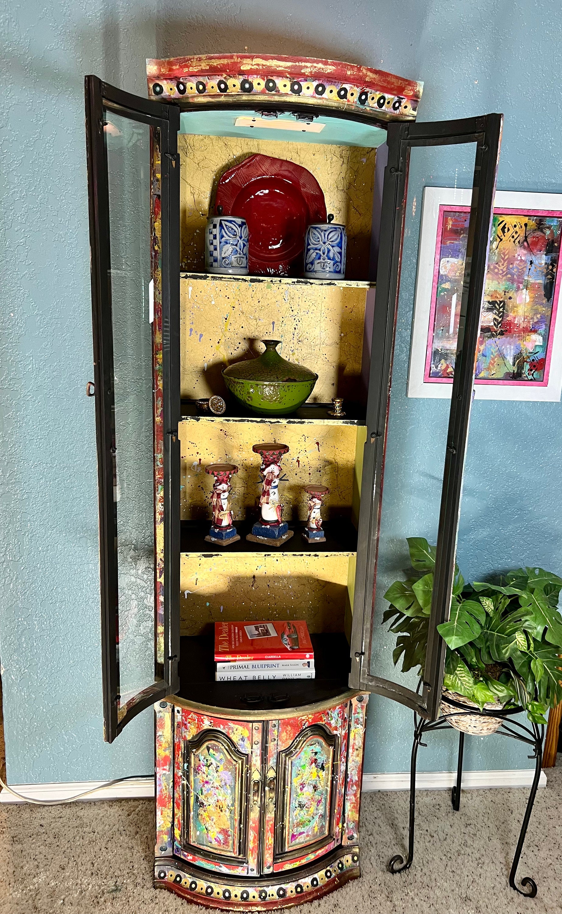 Firecracker Display Case, Antique Hutch - Etsy
