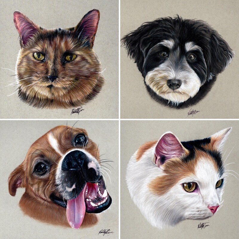 Dog Pencil Drawing - Etsy