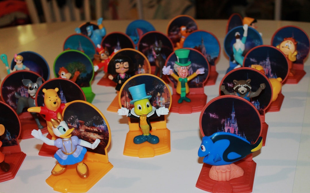 Lot of 26 Disney Characters With Stands - Etsy